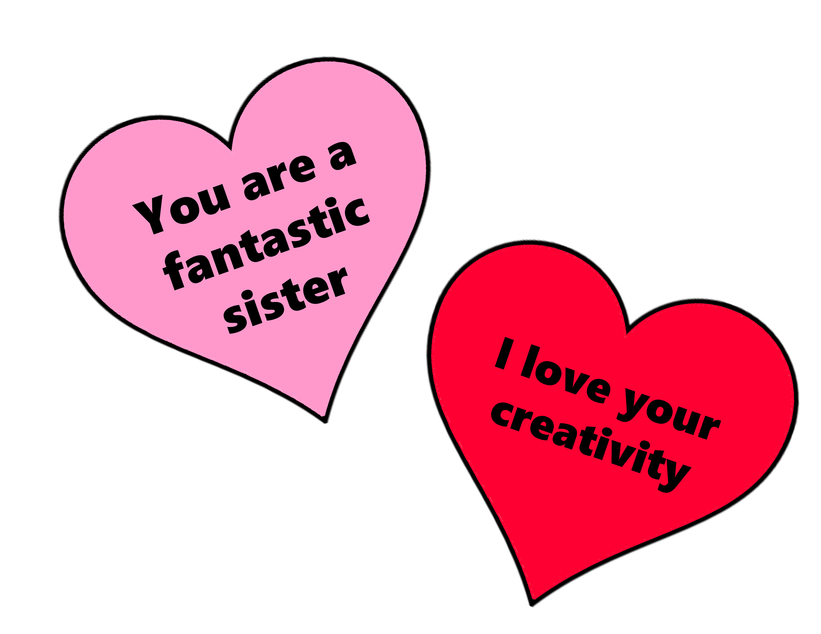 Valentine’s Day Hearts.